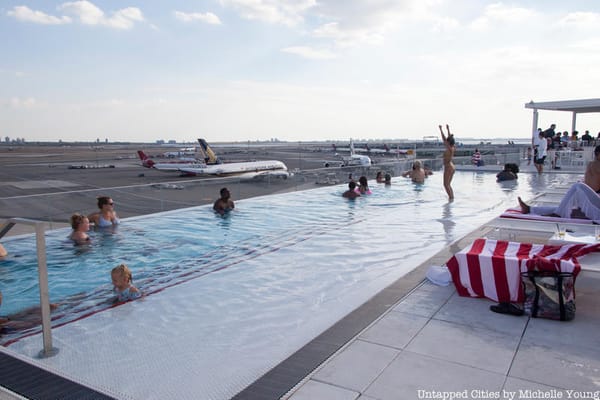 Photos: At the Rooftop Infinity Pool Bar at TWA Hotel - Untapped New York