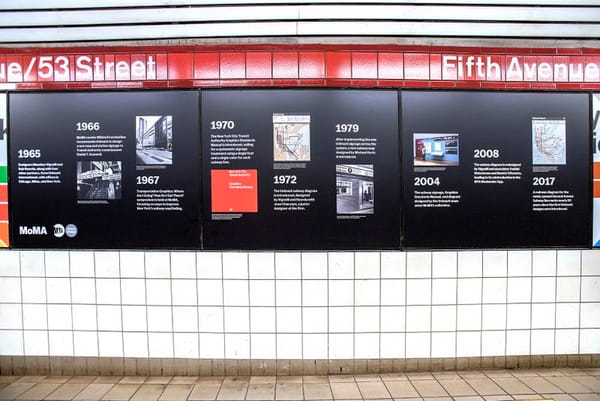 New Exhibit In Midtown Subway Station Showcases Graphic Design of NYC Transit System - Untapped ...
