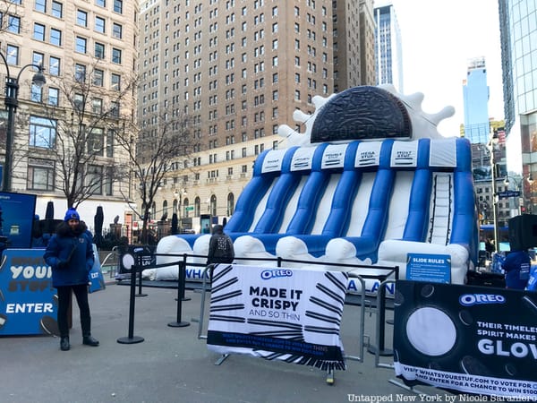 Ride Down a Giant OREO Slide in Herald Square Today! - Untapped New York