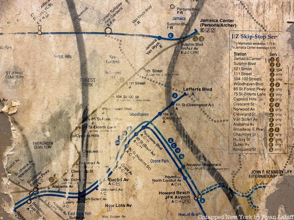 Vintage 1989 Subway Map Uncovered at Manhattan Station - Untapped New York