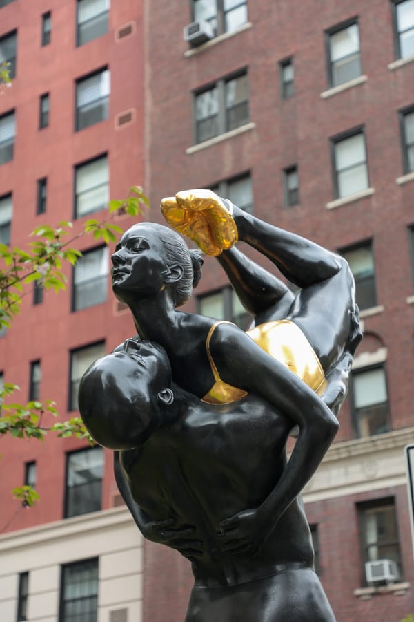 Larger Than Life Swimmer Sculptures Take Over Park Avenue - Untapped ...