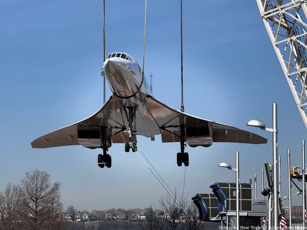 Photos: NYC's Supersonic Concorde Jet Returns to the Intrepid via ...