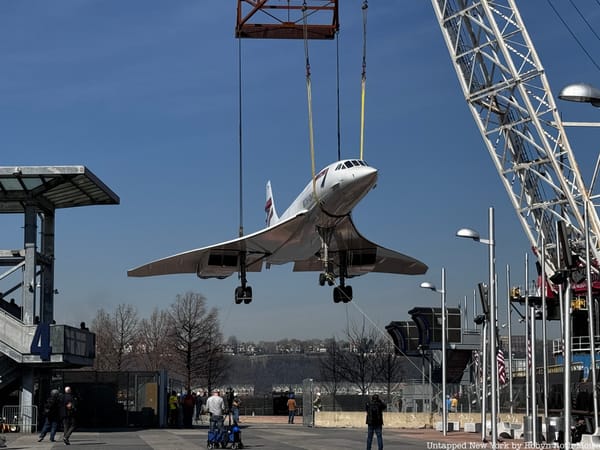 Photos: NYC's Supersonic Concorde Jet Returns to the Intrepid via ...