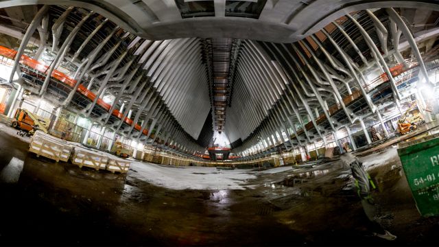 Photographs Inside the WTC Transportation Hub by Santiago Calatrava ...