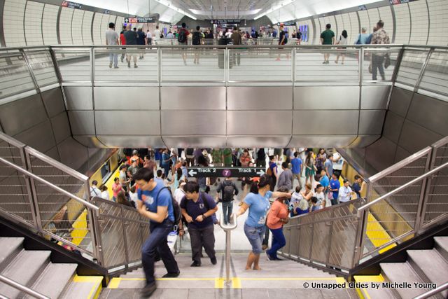 Photos of New 7 Line Extension Subway Station at Hudson Yards NYC ...