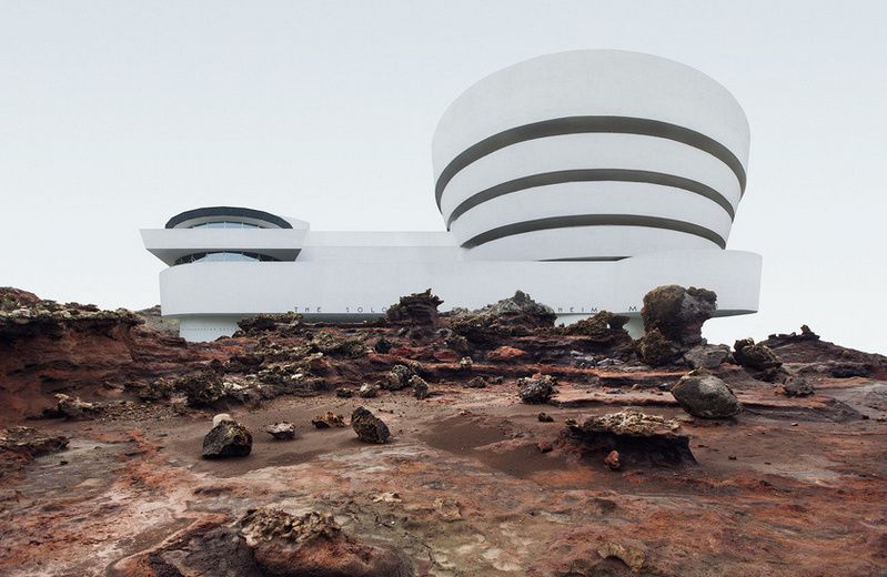 Misplaced: Photo Series Explores NYC's Famous Buildings Moved to Barren ...