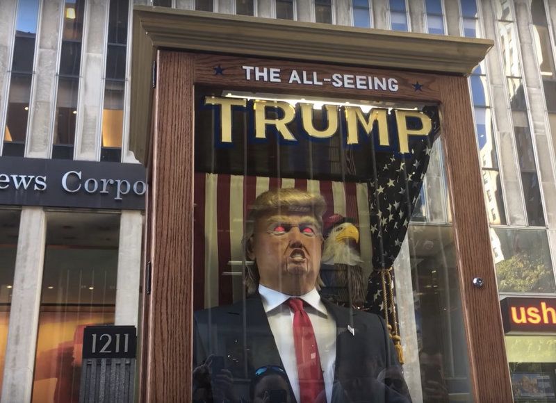 Fortune Telling All-Seeing Trump Zoltar Stalks NYC Street Corners to ...