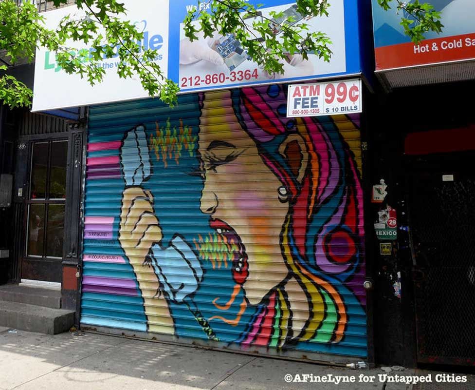 100 Gates Project that Beautifies Roll Down Gates in NYC Storefronts ...