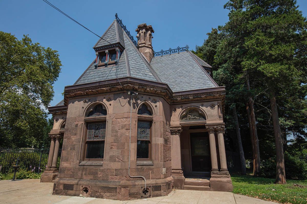 Visit the Attic of Green-wood Cemetery's Victorian Gate House ...