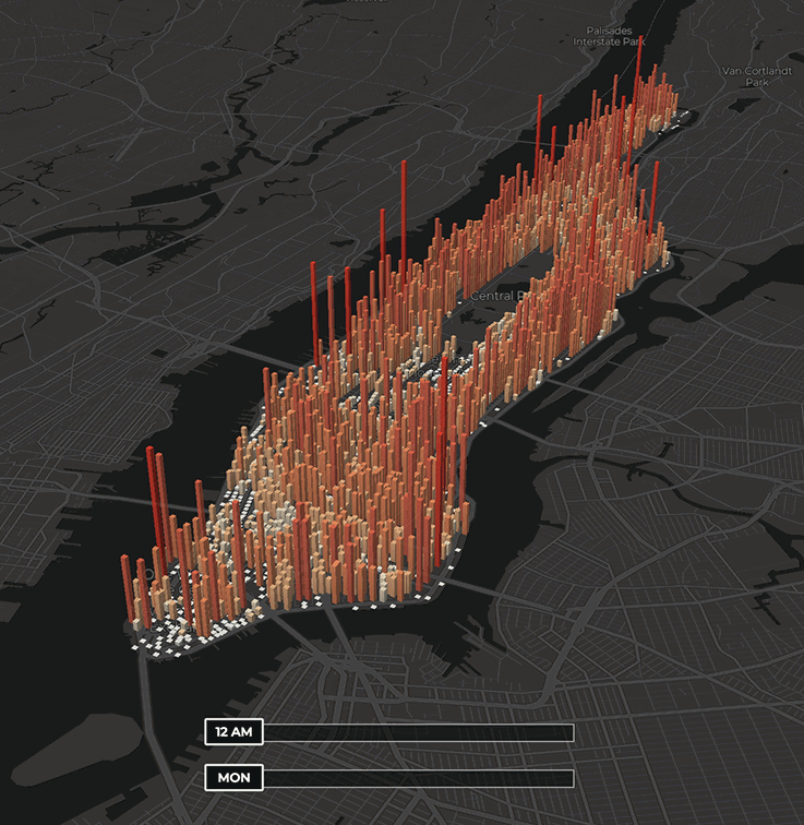 New York Population Map