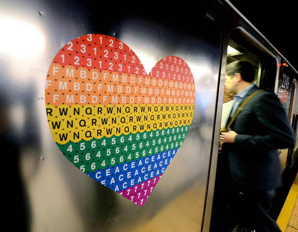 MTA Celebrates Pride in NYC with New Logo on Subway Trains and Pride ...