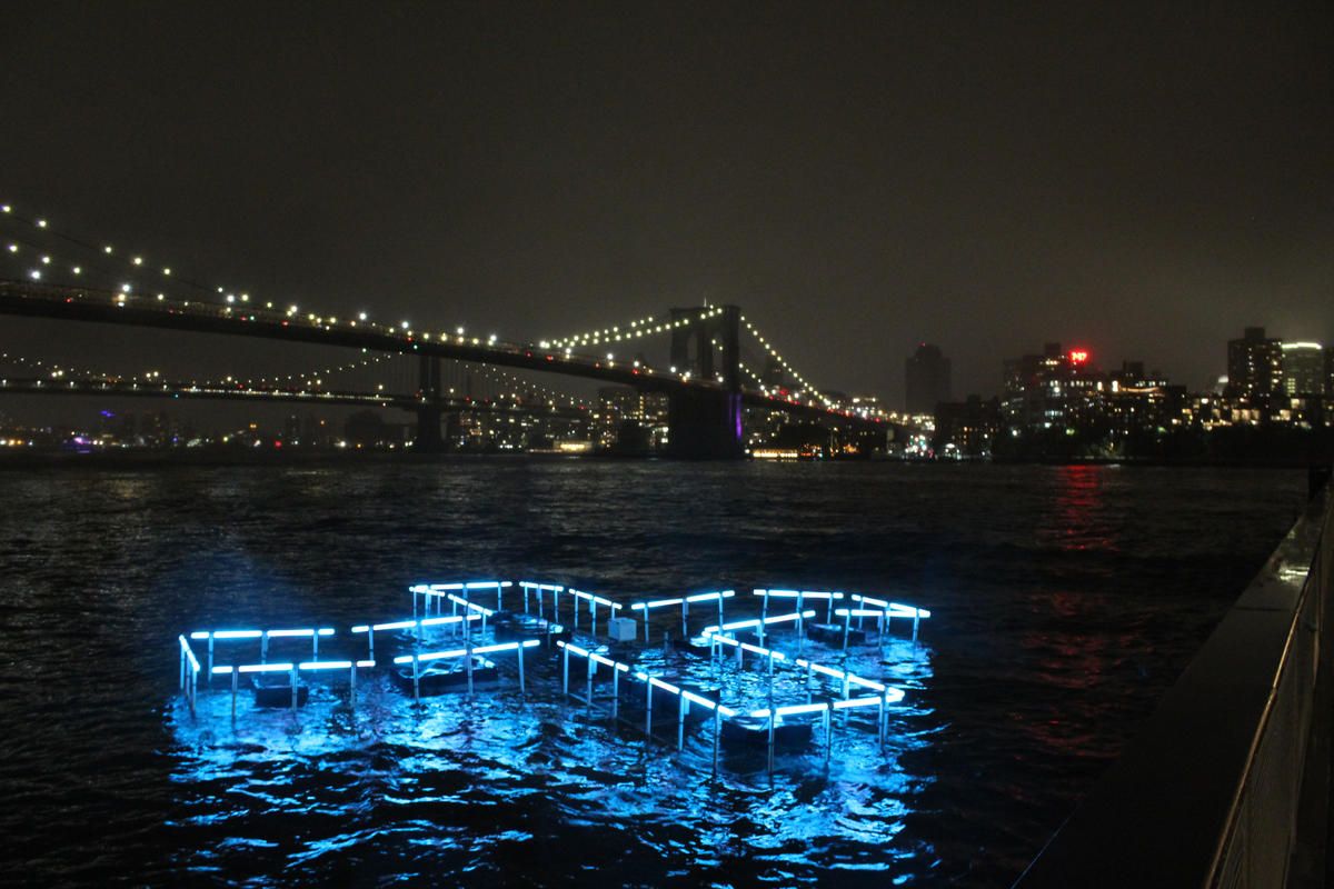 Photos: The Floating Light Installation that Changes Color with East ...