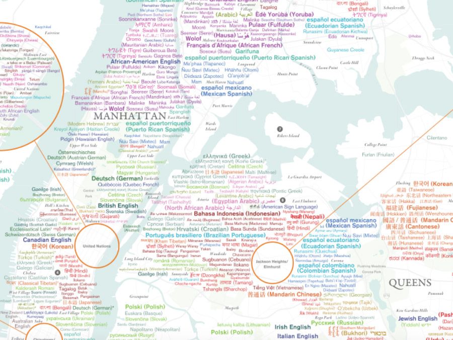 Fun Maps: NYC is Most Linguistically Diverse Urban Area in the World ...