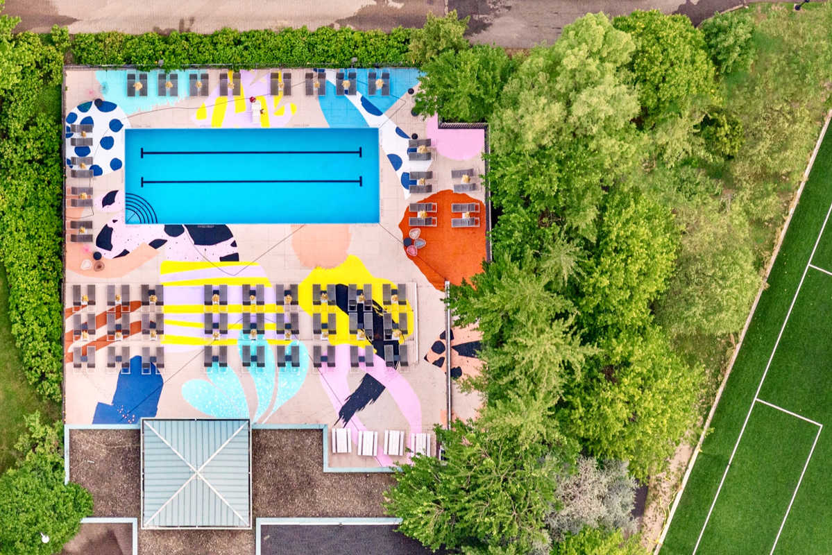 An Eye-Catching Mural Transforms Manhattan Park Pool - Untapped New York