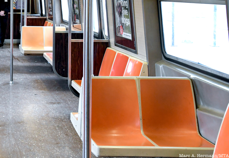 An Ode to NYC's Orange Subway Seats - Untapped New York